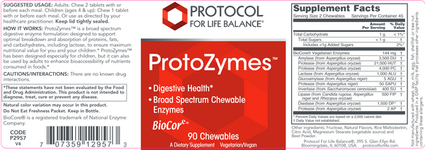 ProtoZymes - Chewable Enzymes – Provisions for Health & Healing