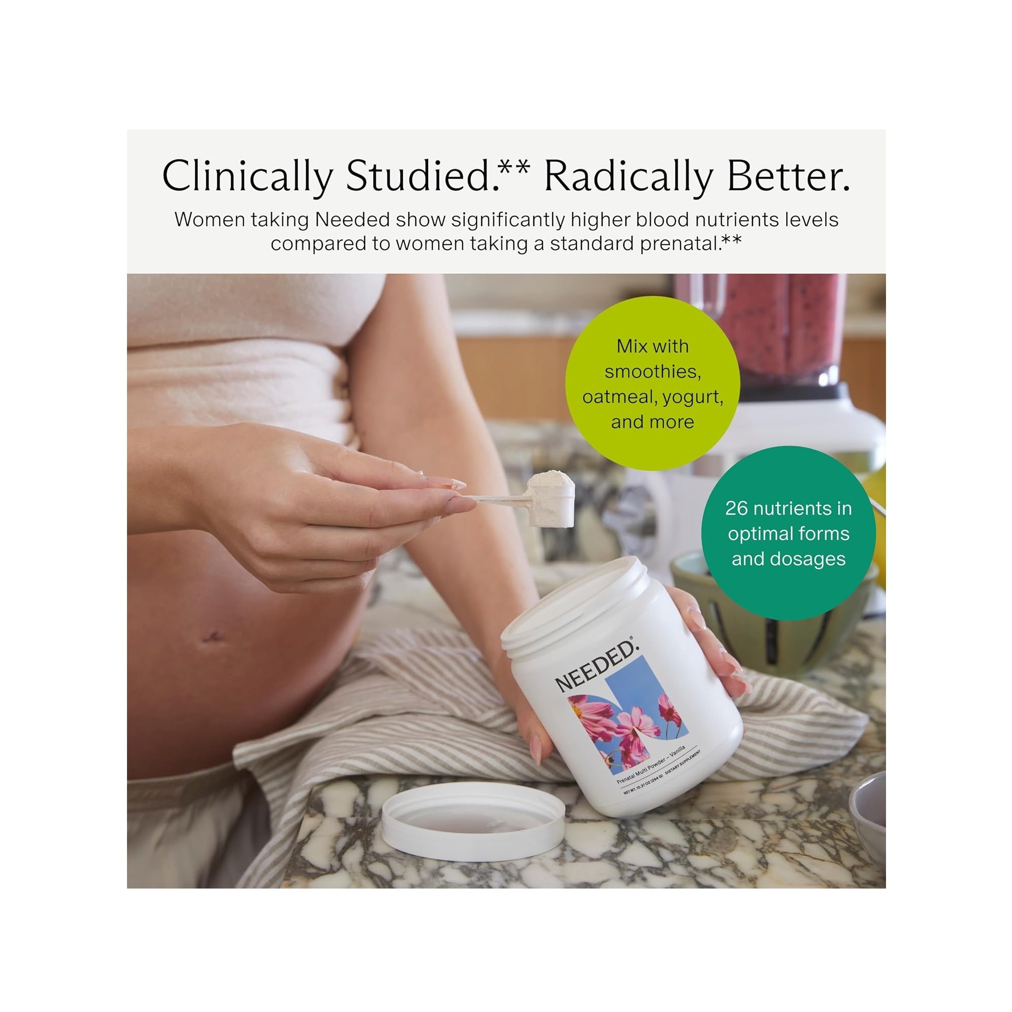 Prenatal Multi Powder, Vanilla – Provisions for Health & Healing
