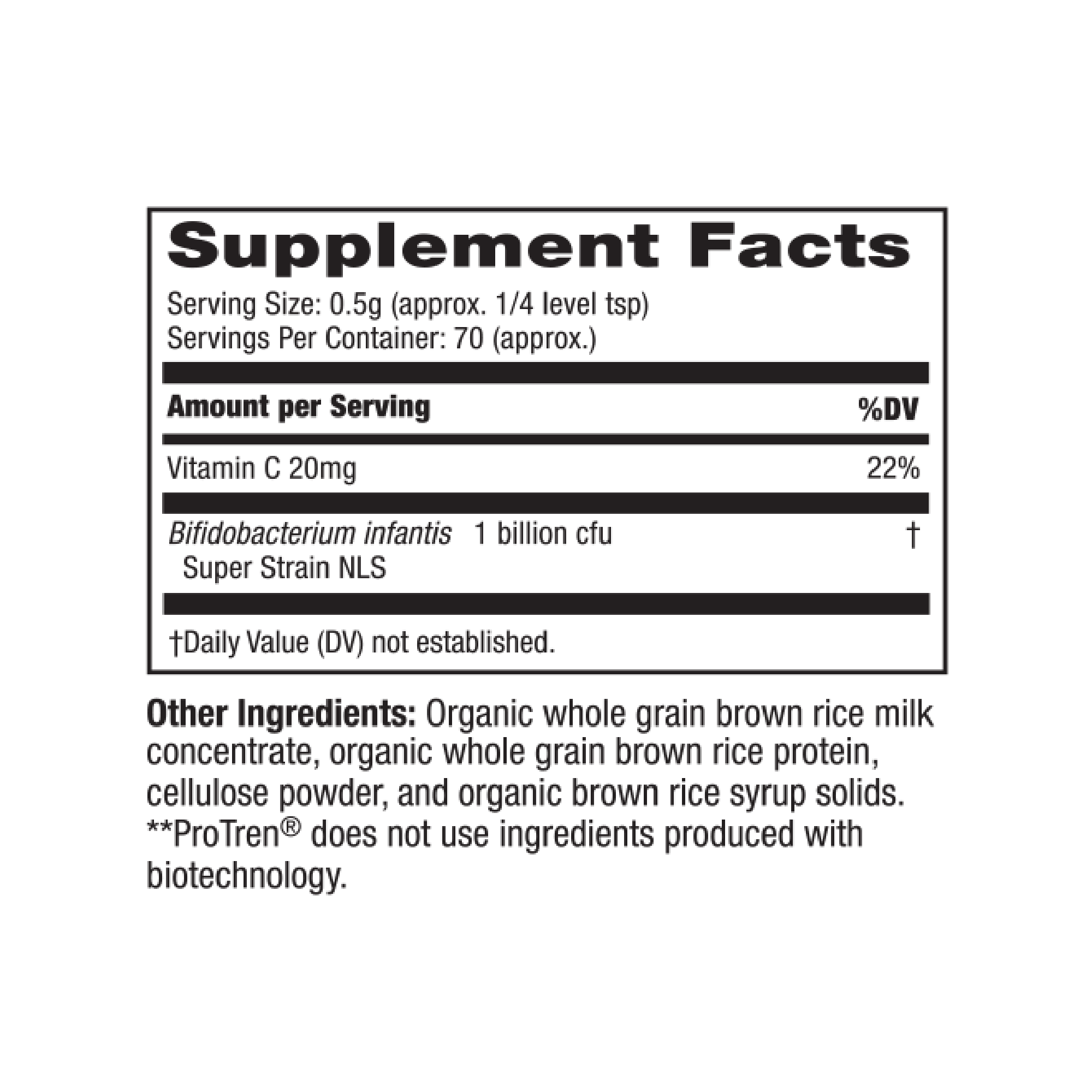 Life Start Pro Dairy Free - 1.25 oz – Provisions for Health & Healing
