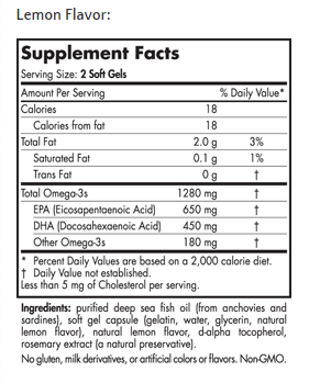 ProOmega (180 cap) – Provisions for Health & Healing