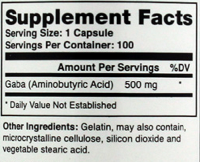 Pure GABA – Provisions for Health & Healing